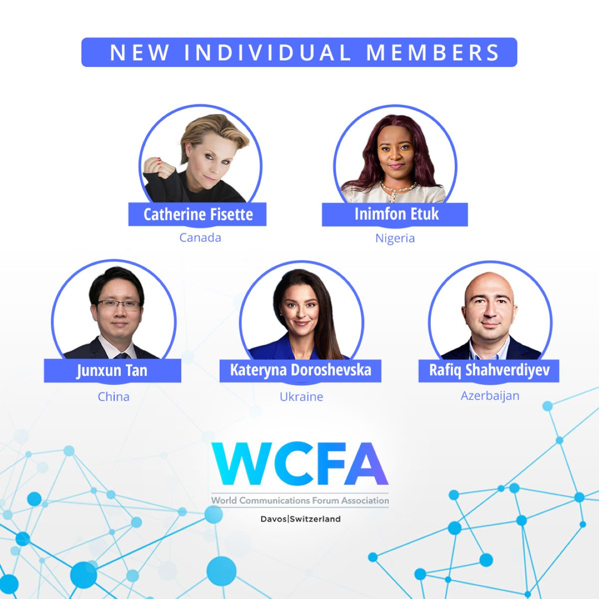 WCFA Welcomes Five New Members - News - WCFA / World Communication ...