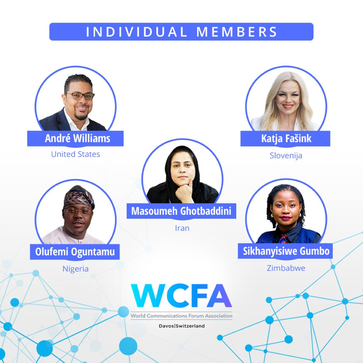 WCFA Welcomes Five New Members - News - WCFA / World Communication ...