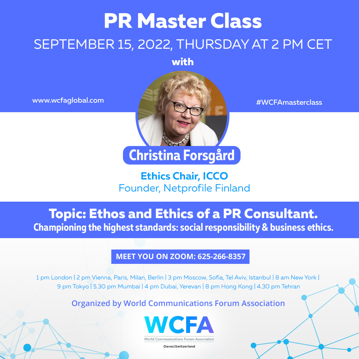 PR Master Class on Social Responsibility & Business Ethics – September ...